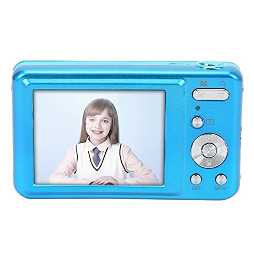 Children Digital Camera, 2.7in Camera ABS Metal 48MP High Definition 8X Optical Zoom Portable Digital Camera, for Children Beginners, Party, Birthday, Christmas, Thanksgiving (Blue)