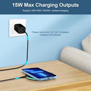 15W Fast Wireless Charger Pad for Google Pixel 7 Pro/6 Pro/6/5/5xl/4xl,Samsung Phone Wireless Charger Station for Samsung Galaxy S23 Ultra S22 S21 S20 S10 Plus/Note 20/A14,iPhone 14 Pro Max/13/12/11/8