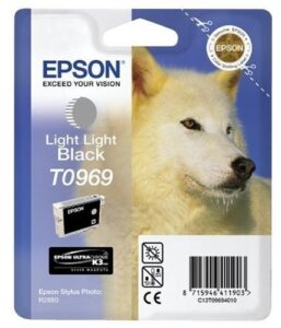 epson ink t0969 light light black ultrachrome k3 | stylus photo r2880