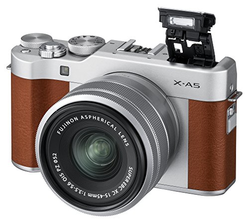 Fujifilm X-A5 Mirrorless Digital Camera w/XC15-45mmF3.5-5.6 OIS PZ Lens - Brown