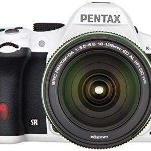 Pentax K-50 16MP Digital SLR with 18-135mm Lens (White) - International Version