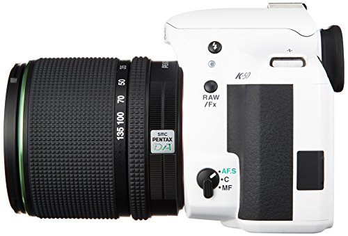 Pentax K-50 16MP Digital SLR with 18-135mm Lens (White) - International Version