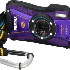 Pentax Optio WG-1 Adventure Series 14 MP Waterproof Digital Camera with 5x Wide-Angle Optical Zoom (Purple)