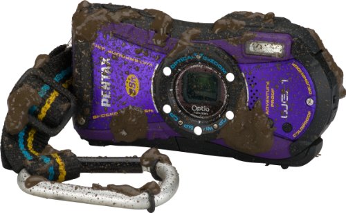 Pentax Optio WG-1 Adventure Series 14 MP Waterproof Digital Camera with 5x Wide-Angle Optical Zoom (Purple)