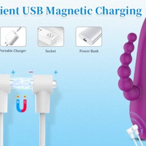 Fast Charging Magnetic USB Cable Cord Universal Charger for Massager, Compatible with Power Bank, Phone Charger Adapter & Computer, Suitable for Most Magnetic Massagers