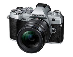 olympus om-d e-m5 mark iii silver body with black m.zuiko digital ed 12-45mm f4.0 pro lens kit