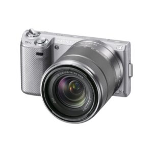 Sony NEX-5N 16.1 MP Compact Interchangeable Lens Touchscreen Camera With 18-55mm Lens (Silver)