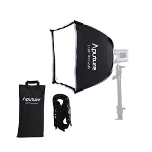 aputure light box 4545 square soft box for aputure amaran cob 60x s, amaran 60d s,aputure 100d s, aputure 200x s series led video light