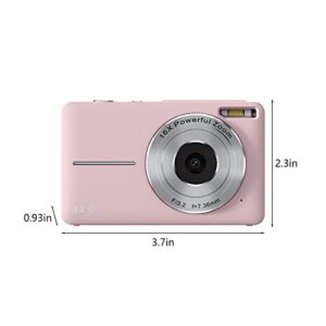 HD Camera 1080p with 2.5-inch TFT-LCD Screen, 16x Digital Zoom, Electronic Anti Shake Built-in Flash, Suitable for Gifts to Friends, Parents and Children