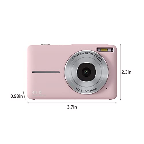 HD Camera 1080p with 2.5-inch TFT-LCD Screen, 16x Digital Zoom, Electronic Anti Shake Built-in Flash, Suitable for Gifts to Friends, Parents and Children