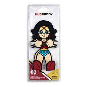 Hug Buddy Wonder Woman Air Vent Car Phone Holder, Adjustable, Universal Fit, Cell Phone Mount Compatible with iPhone, Samsung Galaxy, LG, Google, Nexus 5X, Moto, Black and Other Smartphones