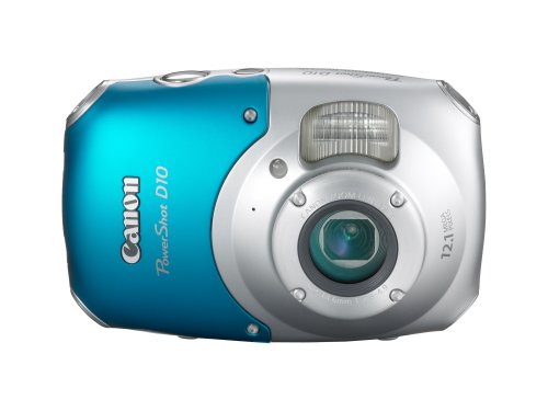 Canon PowerShot D10 12.1 MP Waterproof Digital Camera with 3x Optical Image Stabilized Zoom and 2.5-Inch LCD (OLD MODEL)