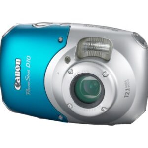 Canon PowerShot D10 12.1 MP Waterproof Digital Camera with 3x Optical Image Stabilized Zoom and 2.5-Inch LCD (OLD MODEL)