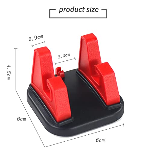 Car Phone Holder, Car Phone Mount,Silicone Car Pad Mat for Various Dashboards, Slip Free Desk Phone Stand Compatible with iPhone, Samsung, Android Smart Phones, GPS, KGs3 and More