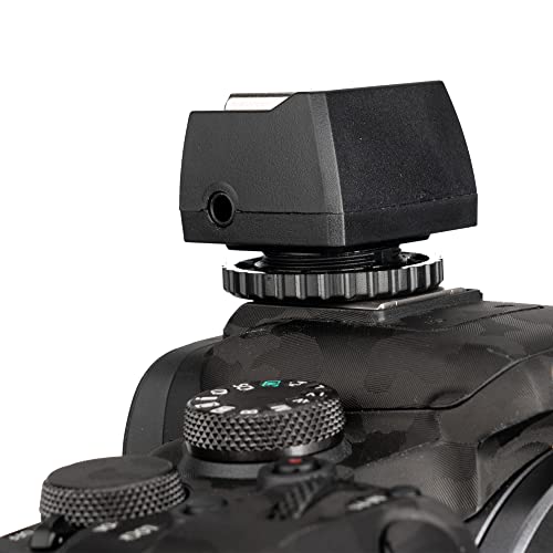 JJC Standard Hot Shoe Adapter with Extra PC sync Connection Port & 3.5mm Mini Phone Connection Port for Connecting Cameras to Additional Off-Camera Flash,Studio Light,Strobes or Other Accessories