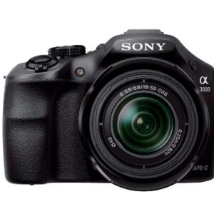 Sony Alpha a3000 ILCE-3000K 20.1 MP Mirrorless Digital Camera - Black - 18-55mm OSS Lens