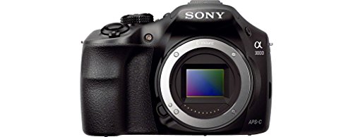 Sony Alpha a3000 ILCE-3000K 20.1 MP Mirrorless Digital Camera - Black - 18-55mm OSS Lens