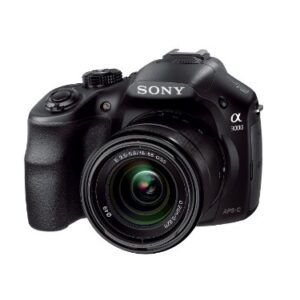 Sony Alpha a3000 ILCE-3000K 20.1 MP Mirrorless Digital Camera - Black - 18-55mm OSS Lens