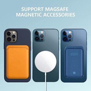 Wannap Magnetic Wireless Charging Magsafe Ring - 6 PCS, Ultra-Thin(5mm) Magsafe Sticker, Compatible with iPhone 14/13/12 Series,Samsung Galaxy (3Black+3Silver)