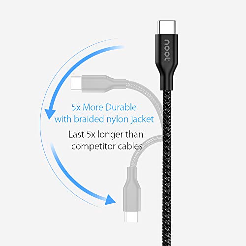 noot products-Fast Charger for Samsung Galaxy Z Flip 3,S22,S21,S20,S21 FE,S20 FE,S10,S9,A72,A52,A32,A71,A51,A50,A21,A11,A10e,(Ultra & Plus)-18W USB C Wall Power Adapter+Braided 6FT USB C to C Cord