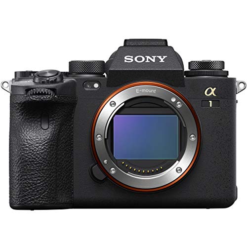 Sony Alpha 1 Full Frame Mirrorless Camera Body + 50mm F1.8 FE Fast E-Mount Lens SEL50F18F ILCE-1/B Bundle with Meike MK320 TTL Flash Speedlite + Deco Gear Backpack + Microphone and Accessories Kit