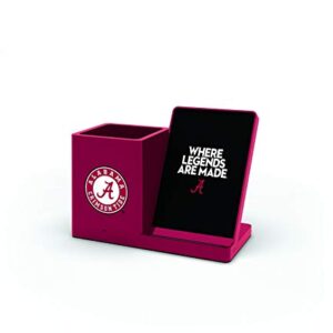 SOAR NCAA Wireless Charger and Desktop Organizer, Alabama Crimson Tide