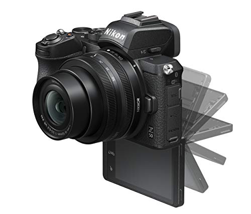 Nikon Z50 + Z DX 16-50mm + FTZ Mirrorless Camera Kit (209-point Hybrid AF, High Speed Image Processing, 4K UHD Movies, High Resolution LCD Monitor) VOA050K004