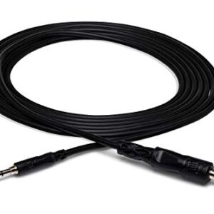 Hosa CMP-105 1/4" TS to 3.5 mm TRS Mono Interconnect Cable, 5 Feet