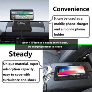 Wireless Car Charger Pad Charging Mat Fast 15W 10W 7.5W Quick Charge Adapter Stand Holder for iPhone 14 13 12 Pro Max 11 8 Plus X XR Xs Compatible Samsung Galaxy S21 S20 S10 S9 Note 9 LG Android Phone