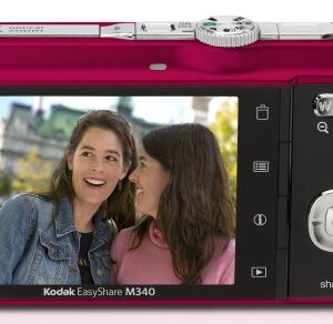 Kodak Easyshare M340 Digital Camera (Red)