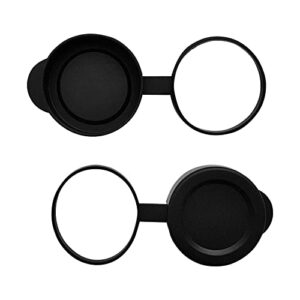 42mm binocular/monocular objective lens caps internal diameter 51.8-53.3mm rubber cover set black, (51.8-53.3lc)