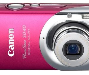 Canon PowerShot SD40 7.1MP Digital Elph Camera with 2.4x Optical Zoom (Precious Rose)