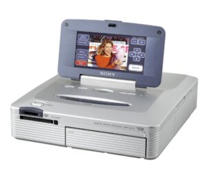 sony dpp-sv77 digital photo printer with fold-up monitor