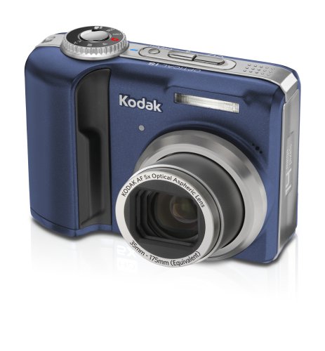 Kodak EasyShare Z1485 14MP Digital Camera with 5x Optical Image Stabilized Zoom and 2.5 inch LCD (Blue)