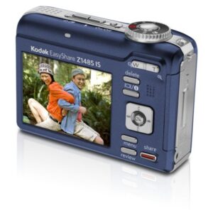 Kodak EasyShare Z1485 14MP Digital Camera with 5x Optical Image Stabilized Zoom and 2.5 inch LCD (Blue)