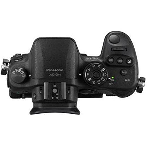 PANASONIC LUMIX GH4 Body 4K Mirrorless Camera, 16 Megapixels, 3 Inch Touch LCD, DMC-GH4KBODY (Renewed)