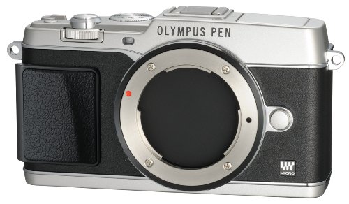 OLYMPUS Micro Four Thirds PEN E-P5 Silver E-P5 BODY SLV - International Version (No Warranty)