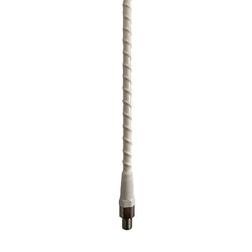 Prostick 2` Foot Fiberglass 1000 Watt - White CB Radio Antenna