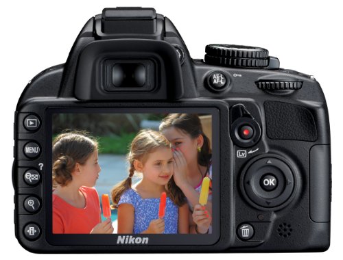 Nikon D3100 14.2MP Digital SLR Camera with 18-55mm f/3.5-5.6 VR & 55-200mm f/4-5.6G IF-ED AF-S DX VR Nikkor Zoom Lenses