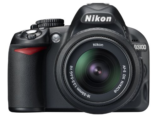 Nikon D3100 14.2MP Digital SLR Camera with 18-55mm f/3.5-5.6 VR & 55-200mm f/4-5.6G IF-ED AF-S DX VR Nikkor Zoom Lenses