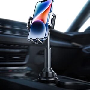 Cup Holder Phone Mount TOPGO Cup Holder Phone Holder for Car with Telescopic Adjustable Neck [Big Phone Friendly & Super Stable] Automobile Smart Phone Cradle for iPhone 14 Pro Max Samsung S23 Ultra