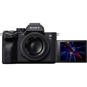 Sony Alpha a7S III Mirrorless Digital Camera (Body Only) (ILCE7SM3/B) + Sony FE 24mm Lens + 4K Monitor + Pro Headphones + Pro Mic + 2 x 64GB Memory Card + 3 x NP-FZ-100 Battery + More (Renewed)