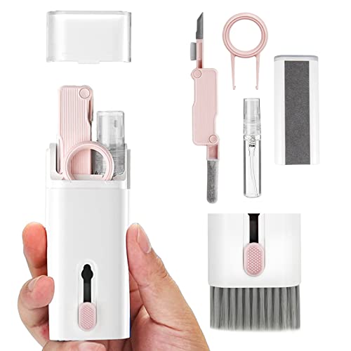 anngrowy Cleaner Kit for Airpod Bluetooth Earphones Earbud Airpods 2 Pro 2023 Keyboard Cleaner Brush Electronic Cleaning Kit for Laptop iPhone Computer Screen Headset Charging Case Cleaning Pen Tools