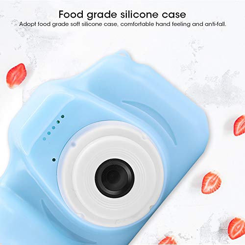 Portable Kids Camera Mini Children Kid Camera Digital Video Rechargeable Camera Toy with 2.0 Inch TFT Color Screen(Blue)