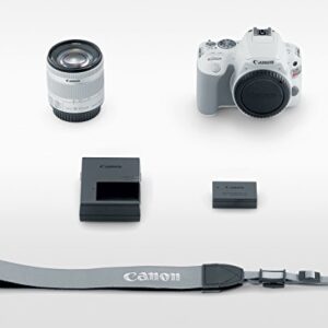 Canon Cameras US 2252C001 EOS Rebel SL2 (WH) EF-S 18-55mm f/4-5.6 STM (BK) Digital SLR Camera Kit, 3", White