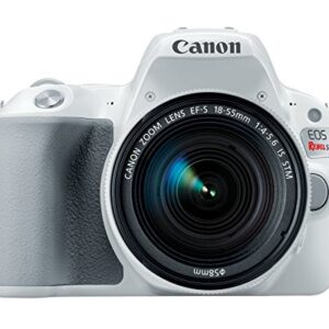 Canon Cameras US 2252C001 EOS Rebel SL2 (WH) EF-S 18-55mm f/4-5.6 STM (BK) Digital SLR Camera Kit, 3", White