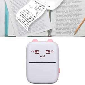 Liccx Pocket Printer, Mini Photo Printer, 200DPI Resolution,Ergonomic Design, Print Any Text, Pictures, Memos, Blessings,(Pink)