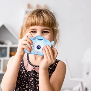 Cute Kids Digital Camera for Boys Girls, 20 MP Cat Selfie Camera, Christmas Birthday for Kids - 2 Inch Screen, Front Rear 2000W Lens, Video, Filter Mode, Games