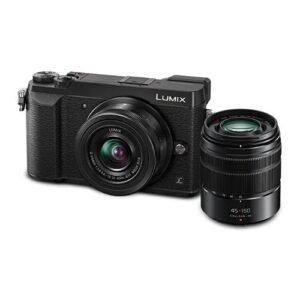 Panasonic LUMIX GX85 Mirrorless Camera (Black) Bundled with 12-32mm and 45-150mm Lenses, 64GB SD Card, and Accessory Bundle