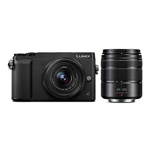 Panasonic LUMIX GX85 Mirrorless Camera (Black) Bundled with 12-32mm and 45-150mm Lenses, 64GB SD Card, and Accessory Bundle